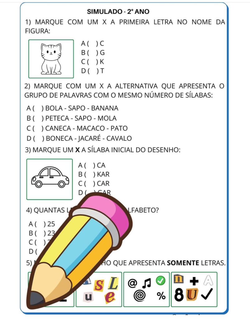 Simulado SAEB – Naiara Materiais Pedagógicos