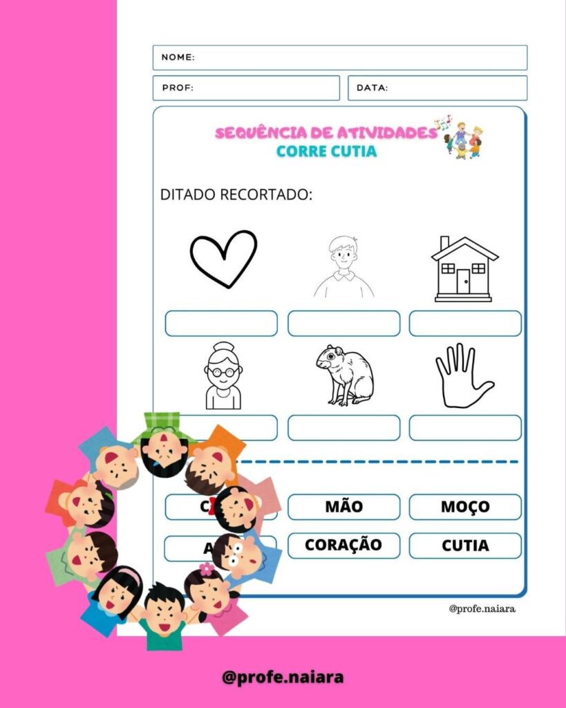 Sequência de Atividades Corre Cutia – Naiara Materiais Pedagógicos
