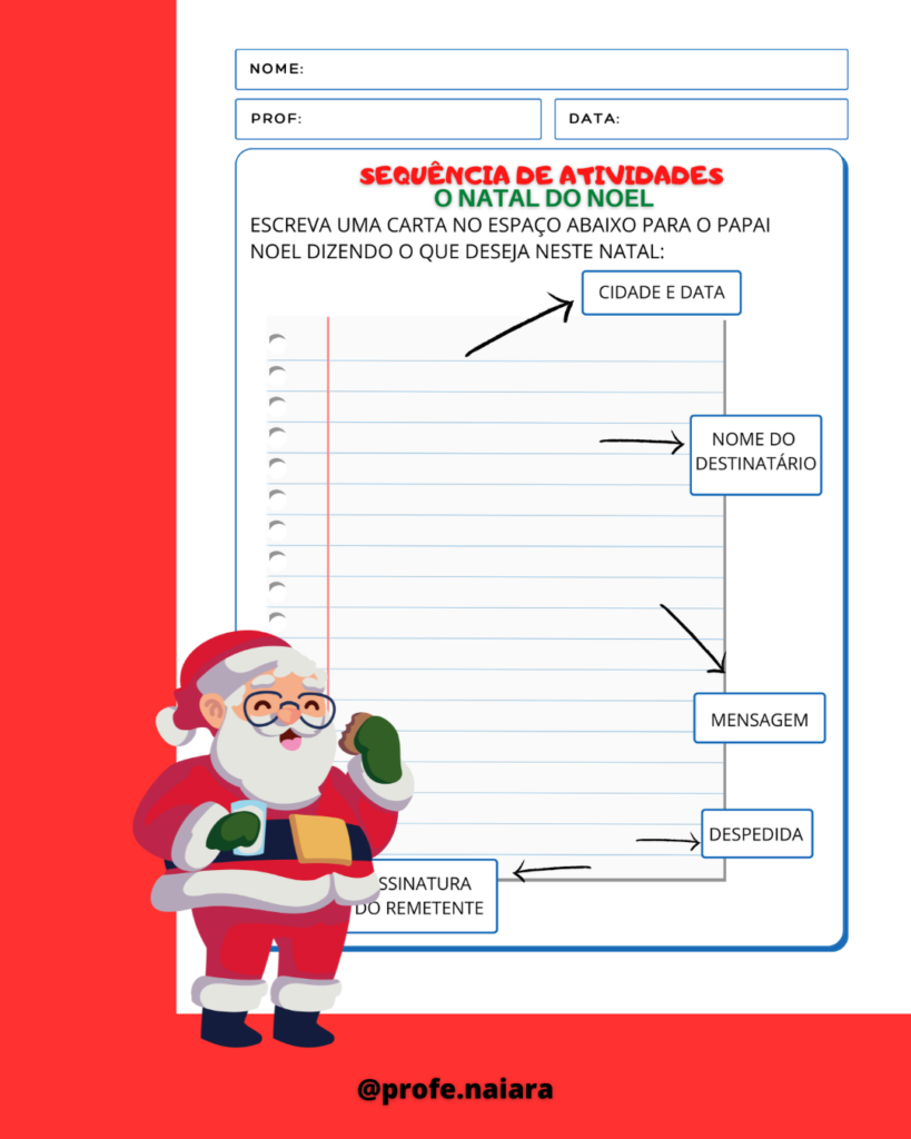 Sequência de atividades – Natal 2° ano – Naiara Materiais Pedagógicos